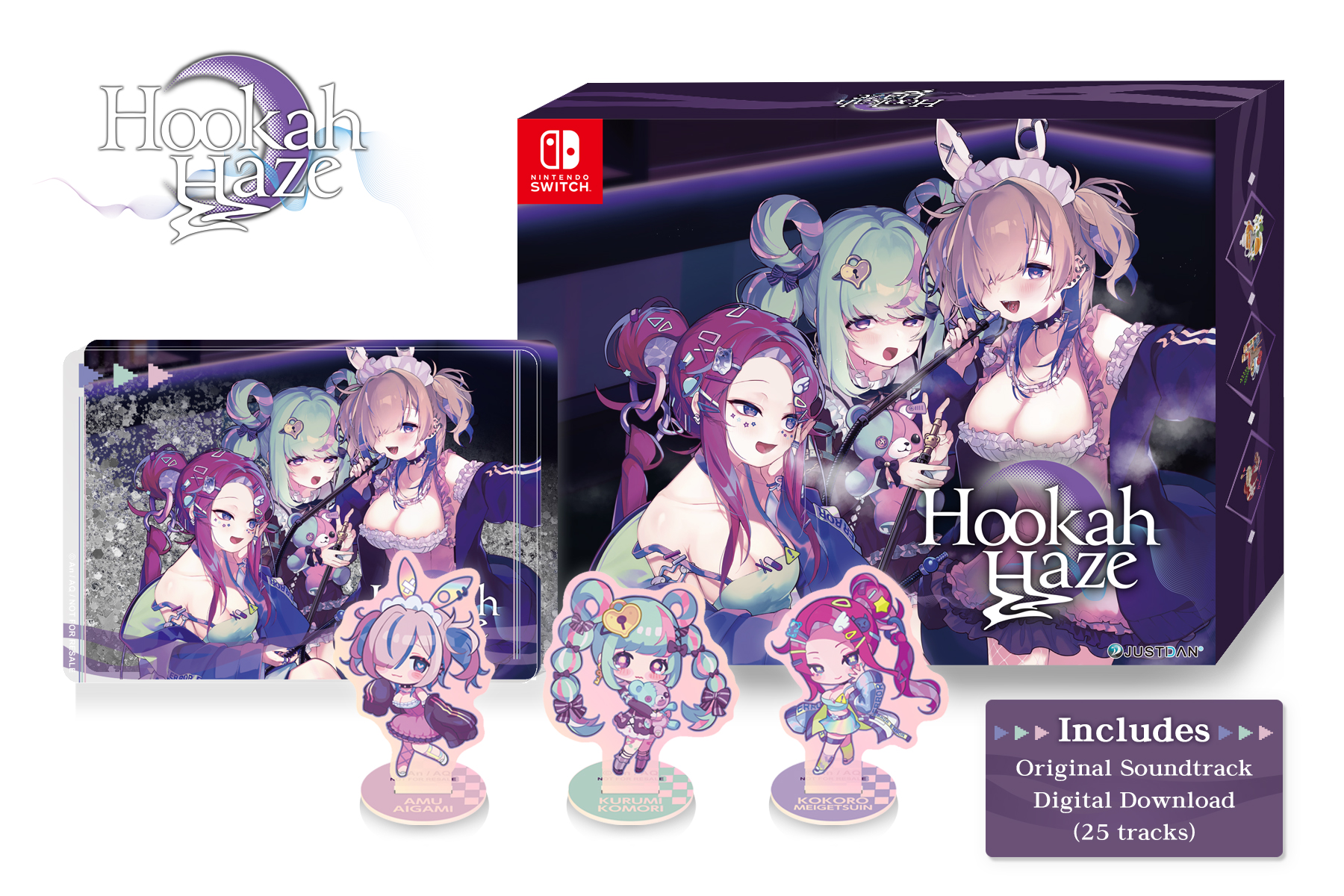 视觉小说游戏《Hookah Haze》确定2024年预定发售Switch亚洲实体版- DoNews游戏